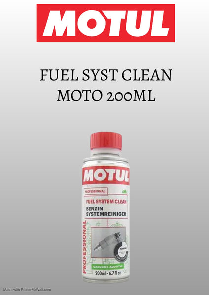 MOTUL FUEL SYSTEM CLEAN MOTO 200ML | Just Bike Tyre