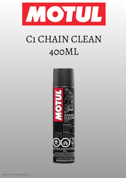 MOTUL C1 CHAIN CLEAN 400ML | Just Bike Tyre