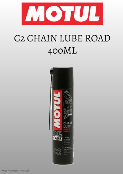 MOTUL C2 CHAIN LUBE ROAD 400ML | Just Bike Tyre