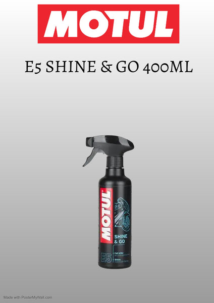 MOTUL E5 SHINE & GO 400ML | Just Bike Tyre